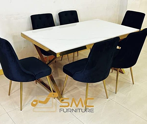 Dining set 6 Seater with 6 chairs DS6-1 – SMC Furnitures